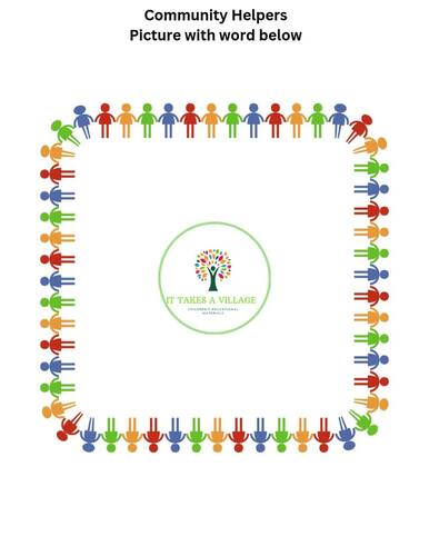 Community helpers-Select and labels (suitable for ABLLS-R C42 and G31)