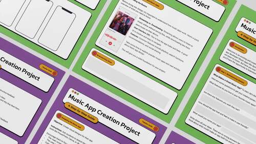 Create Your Own Music App Project | Project Based Learning PBL | Technology