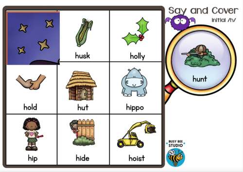 Halloween H Articulation Games Boom Cards for Speech Therapy by Busy ...