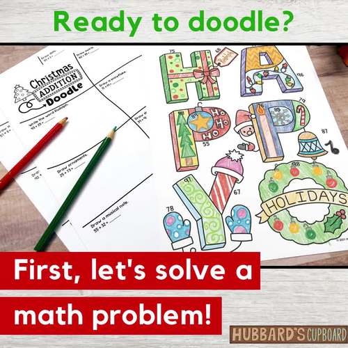 Christmas Math - Up to 3-Digit Addition With & W/out Regrouping - Happy ...