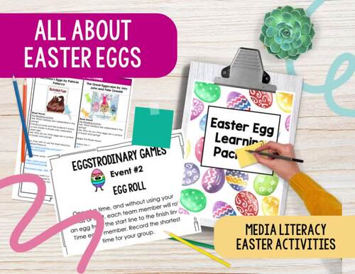 Easter Activity Pack - All About Eggs Media Literacy Activities | TPT