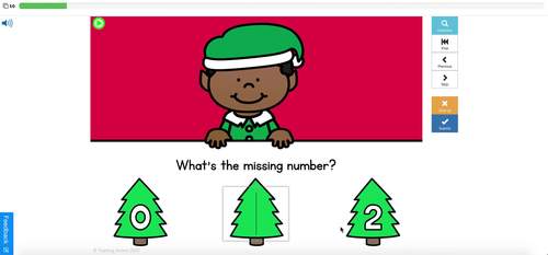 Christmas Boom Cards | Missing Numbers 0-10 Math Boom Cards by Teaching ...