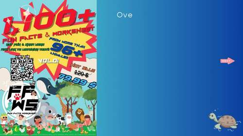 [Writing & Listening] 110 Animals Fun Facts #10 by FunFactsWorkSheet