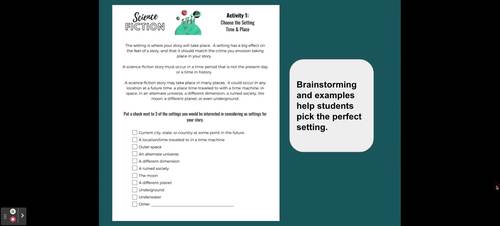 Science Fiction Narrative Writing Unit by Disruptive Teaching | TpT