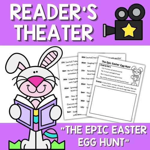 Easter Readers Theater Fun Reading Activity Skit | The Epic Easter Egg ...