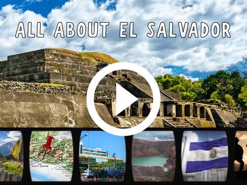 NO PREP All About EL SALVADOR PowerPoint Presentation, 3rd-6th Grade ...