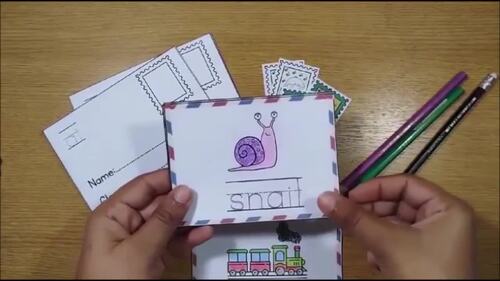 Digraph (ai) craft easy and fun for kindergarten printable - Mail theme ...