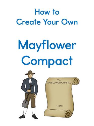Create Your Own Mayflower Compact - Digital & Print Versions | TPT