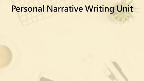 Personal Narrative Writing Unit for 2nd or 3rd Grade by The Classroom Key