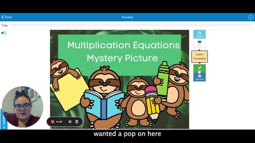 4th Grade- Find the Missing Term- Multiplication- Digital Math Activity ...