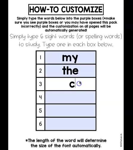 Halloween Editable Color by Sight Word Activities | Editable Fall ...