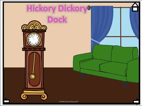 Interactive Nursery Rhyme - Hickory Dickory Dock by Culturally Speaking ...