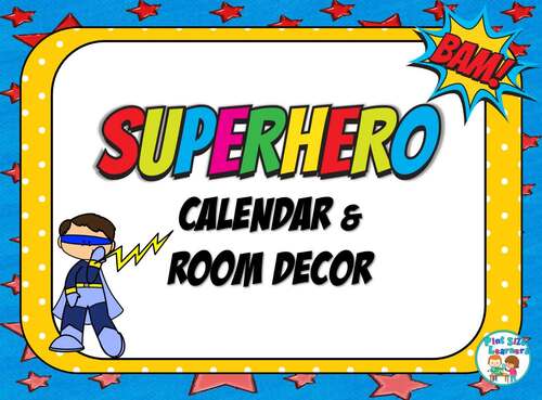 Superhero Themed Classroom Decor Bundle | EDITABLE | 2023 - 24 | TPT
