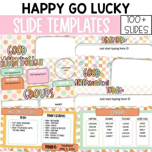 Groovy Retro Slides Templates / Google Slides / Retro Remix Meet the ...