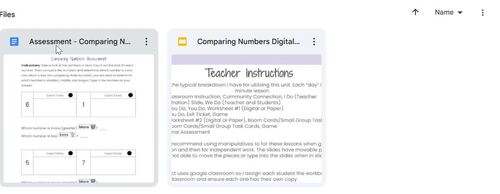 Comparing Numbers 1-10 Complete Unit Digital and Print Life Skills Math