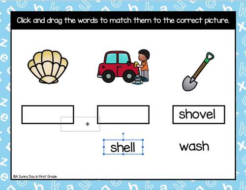 Digraph SH for Google Slides™ by A Sunny Day in First Grade | TpT