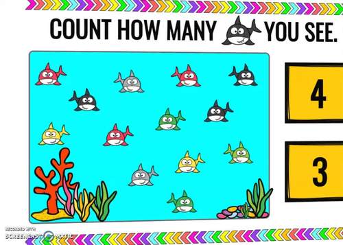 Number Recognition and Counting Boom Cards™ Distance Learning Math