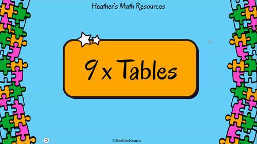 9 Times Tables PowerPoint - Multiplication and Division | TPT