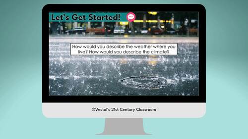 Weather Presentation - PowerPoint and Google Slides (VA Science SOL 4.4)