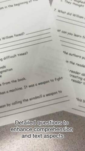 The Boy Who Harnessed the Wind | Picture Book Craft & Comprehension ...