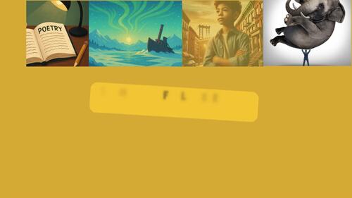 Grade 6 Poetry Bundle - 12 Engaging No Prep Poems + Free Assessment Guide