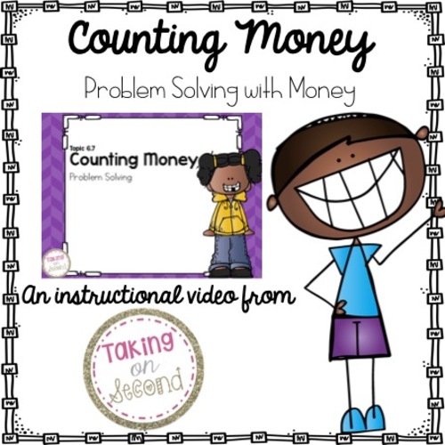 Counting Money {Problem Solving with Money} by Taking on Second | TpT