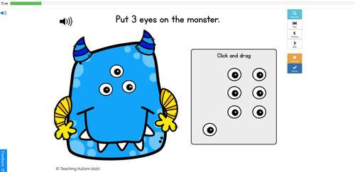 Halloween Counting Activities | Putting Eyes on the Monster Math Boom Cards