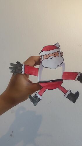 Dancing Christmas Characters Santa Claus and Wise Men Craft by The ...