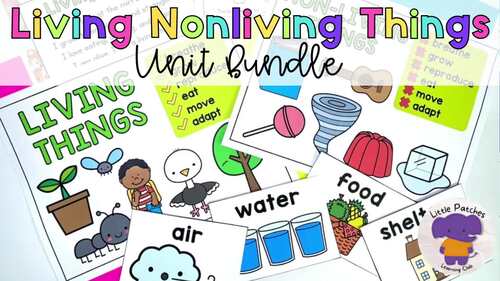 Living and Nonliving Things Science Curriculum Complete Unit | TPT