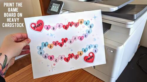 Valentine's Day Music Game | Major Triads Board Game for February ...