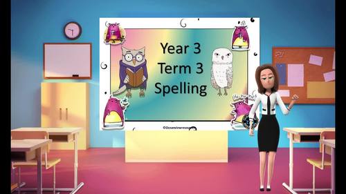 Spelling Pack for Term 3 Grade 3 by Oceanview Resources | TpT