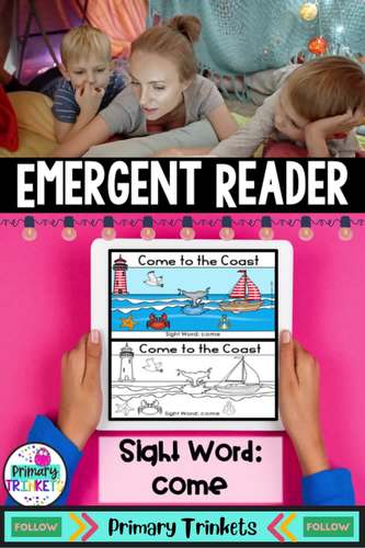 "COME" Emergent Readers Book by Primary Trinkets | TPT
