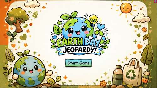 Earth Day Jeopardy Game | Science Review PowerPoint | No Prep | Grades 3-5