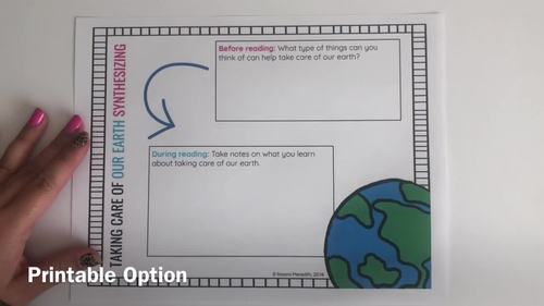 Taking Care of Earth Reading Comprehension Worksheets | Distance Learning
