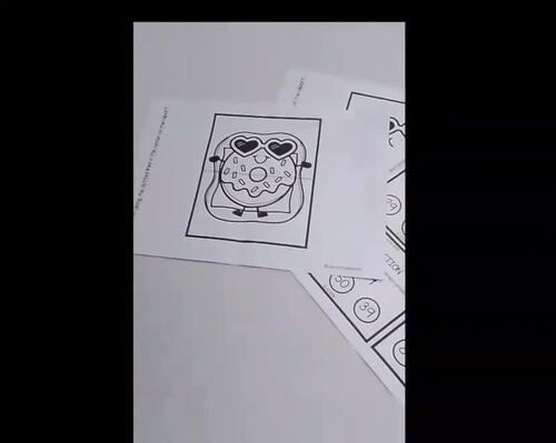 Back To School February Craft Donuts Math Kindergarten Activities