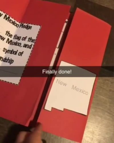 New Mexico State Symbols Interactive Book by Valerie Gonzales | TPT