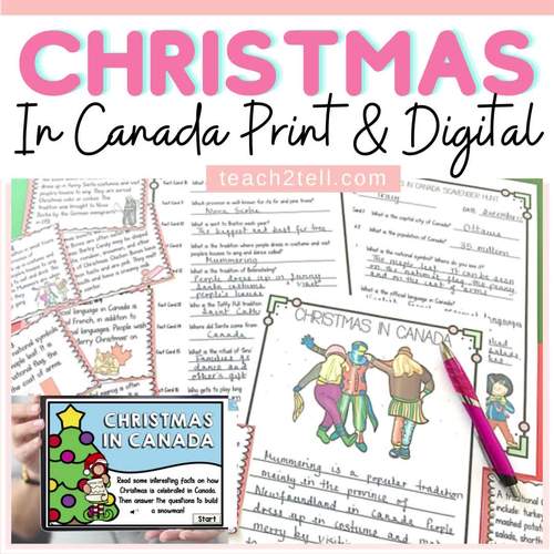Christmas in Canada Print & Digital | Winter Holidays Around the World