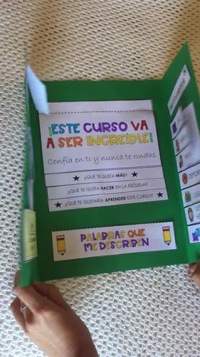 Back to school -TODO SOBRE MÍ- ALL ABOUT ME Lapbook ENGLISH/SPANISH