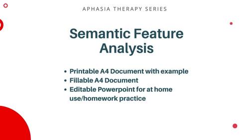 Semantic Feature Analysis Everyday Objects for Word Finding ...