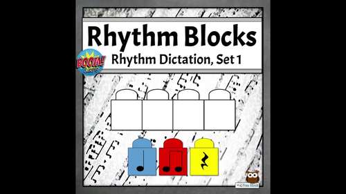 Rhythm Dictation Music Game | Boom Cards - Set 1-B by Frau Musik USA
