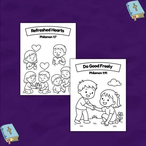 Philemon Bible Songs & Coloring Pages | Love Forgiveness & Faith for Kids