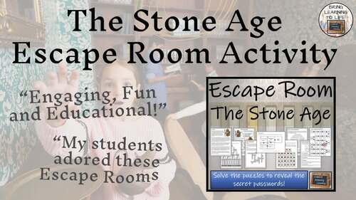 Stone Age Escape Room Activity by Creative Primary Literacy | TPT