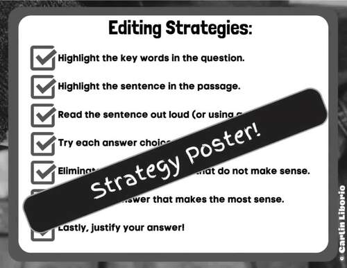 5th Grade EDITING Set #5 STAAR Practice integrated with Social Studies TEKS