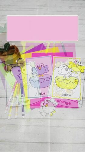 March Math Games - Spring Preschool Activities - Color Sorting Centers