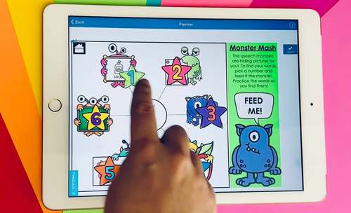 Articulation Monster Boom Card™ BUNDLE for Speech Therapy by Jenn Alcorn