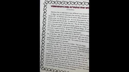 Valentine's Day Compare and Contrast Nonfiction Articles by Nala Bella ...