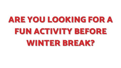 Día de los Reyes Magos & Navidad Activity After Winter Break Spanish Class