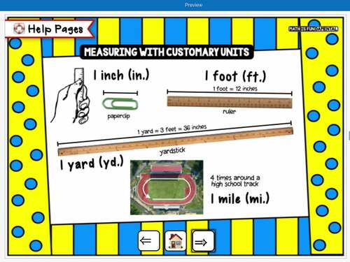 Customary Measurement and Conversion Boom card BUNDLE | 4.MD.A1 | TPT