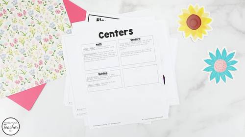 Flower Theme Preschool Lesson Plans Spring Math Science Literacy Activities