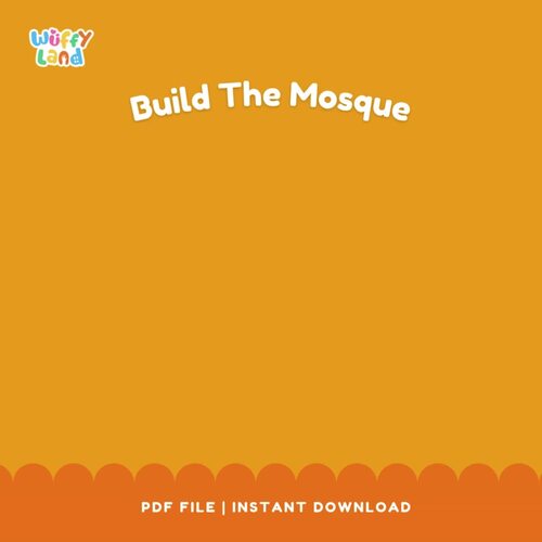 Build The Mosque Craft Activity for Kids - Islamic Architecture Cut & Paste
